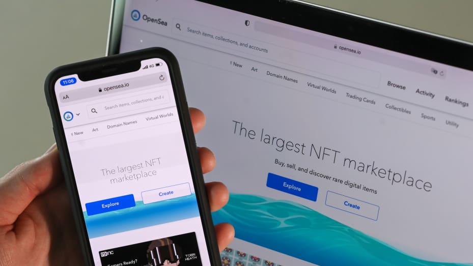 Opensea NFTs Marketplace launches mobile application